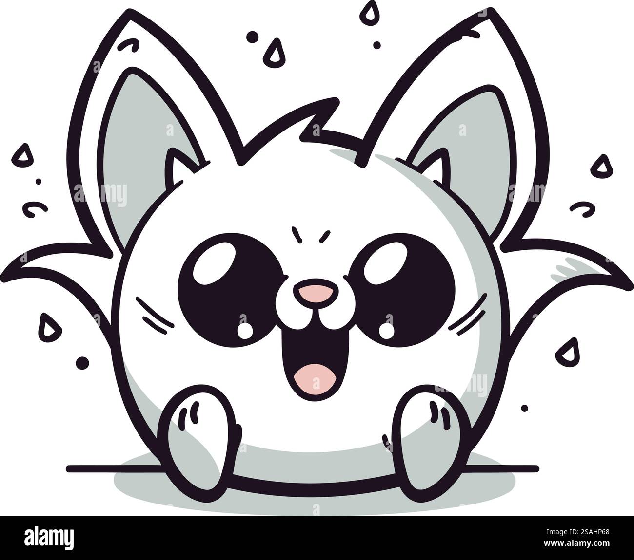 Kawaii animal icon Stock Vector Images - Alamy