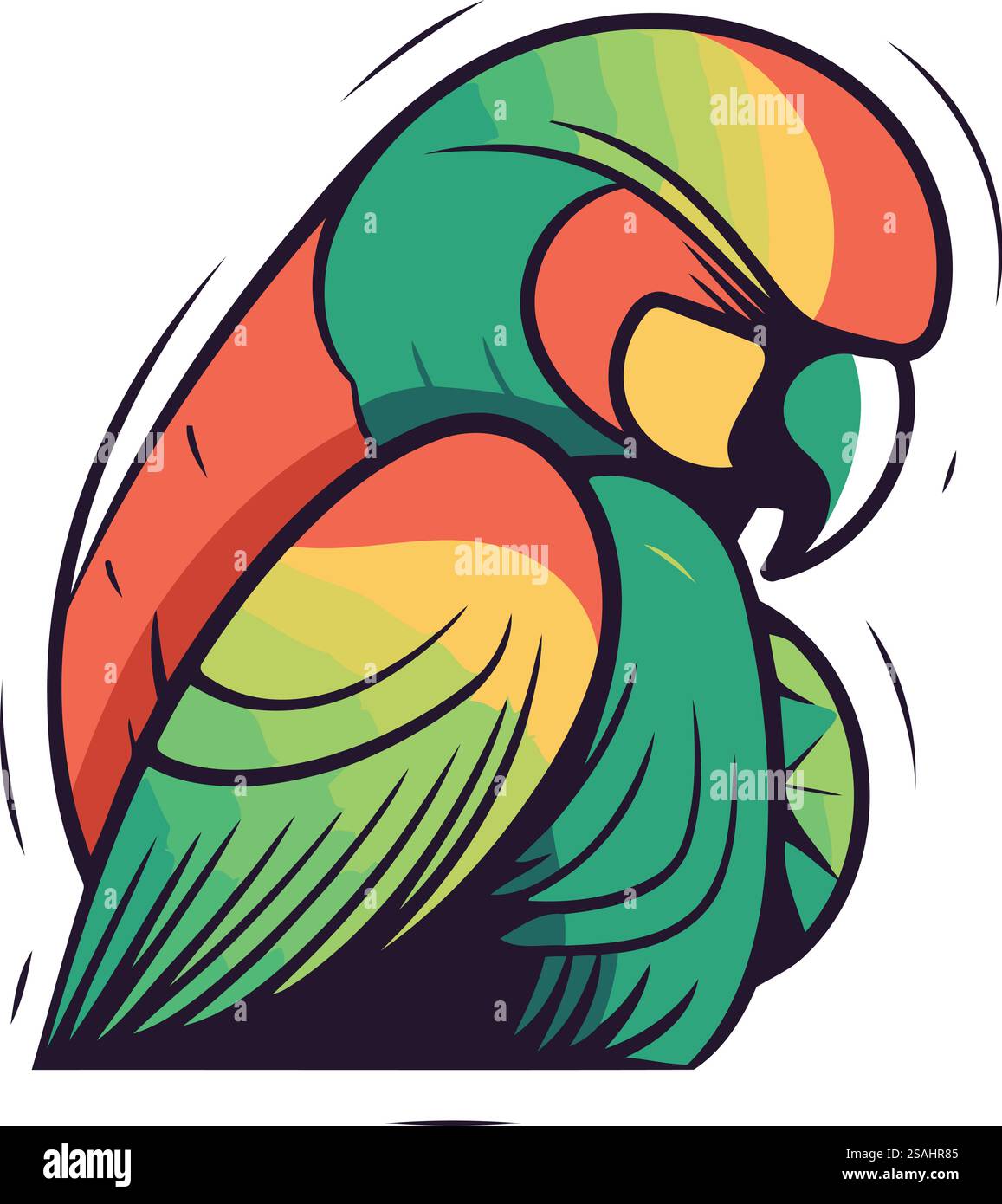 Vector isolated logo colorful Stock Vector Images - Alamy