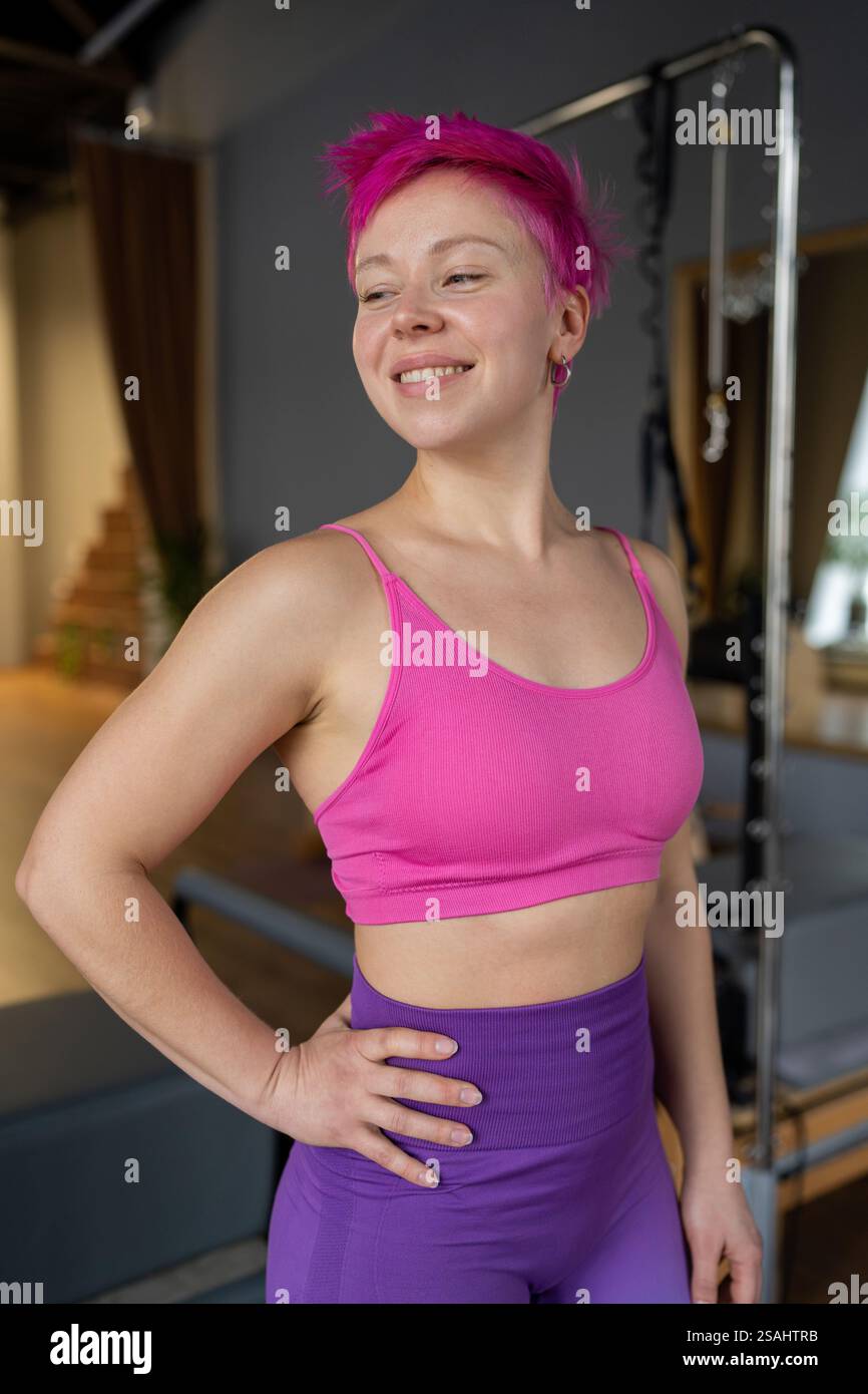 The Dynamic Fitness Model in a Studio showcasing Pilates and Wellness ...