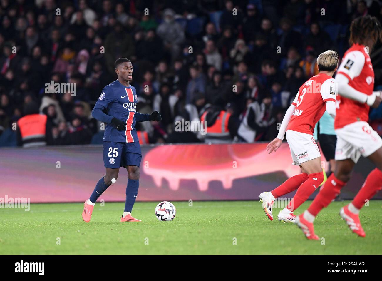25 Nuno MENDES (psg) during the Ligue 1 MCDonald's match between Paris ...