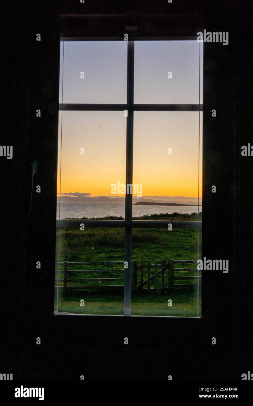 Scenic view from window sea hi-res stock photography and images - Alamy