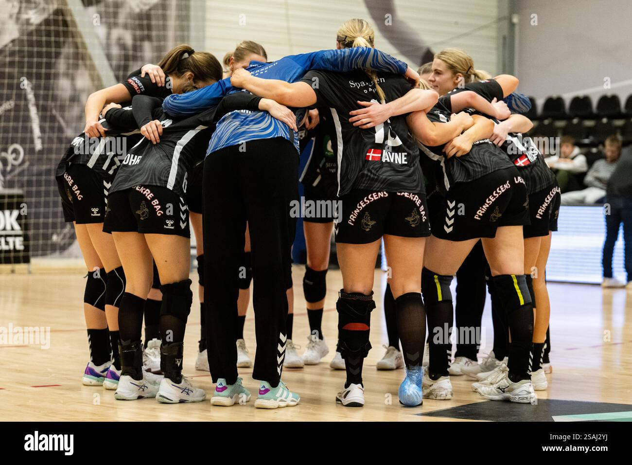 Copenhagen, Denmark. 29th Jan, 2025. The players of Copenhagen Handball ...