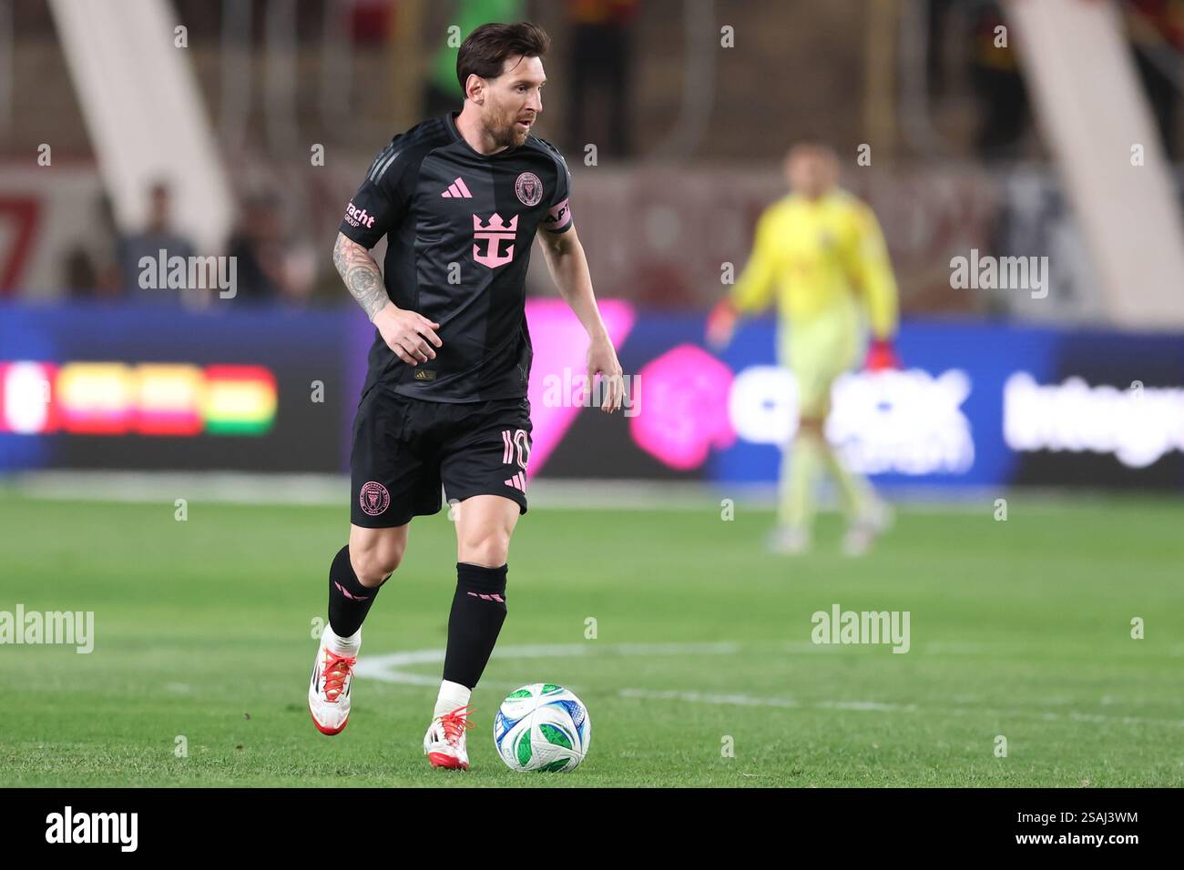 Lima, Peru. 29th Jan, 2025. Lionel Messi of Inter Miami during the ...
