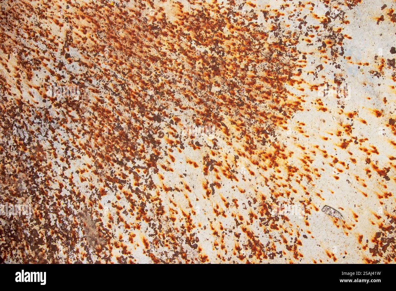 Corroded metal background. Rusted grey painted metal wall. Rusty metal ...