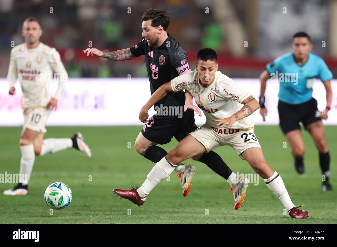 Lima, Peru. 29th Jan, 2025. Lionel Messi of Inter Miami during the ...