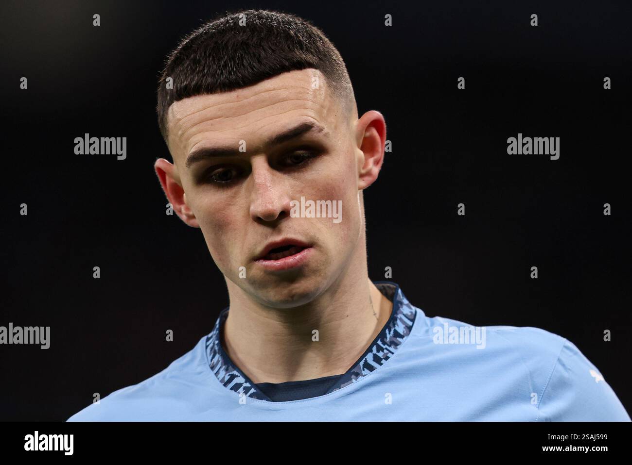 Manchester, UK. 29th Jan, 2025. Phil Foden of Manchester City during ...