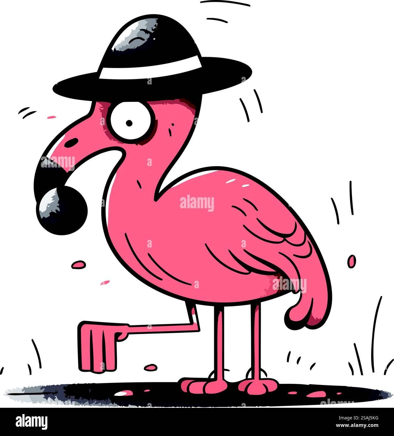 Flamingo hat Stock Vector Images - Alamy