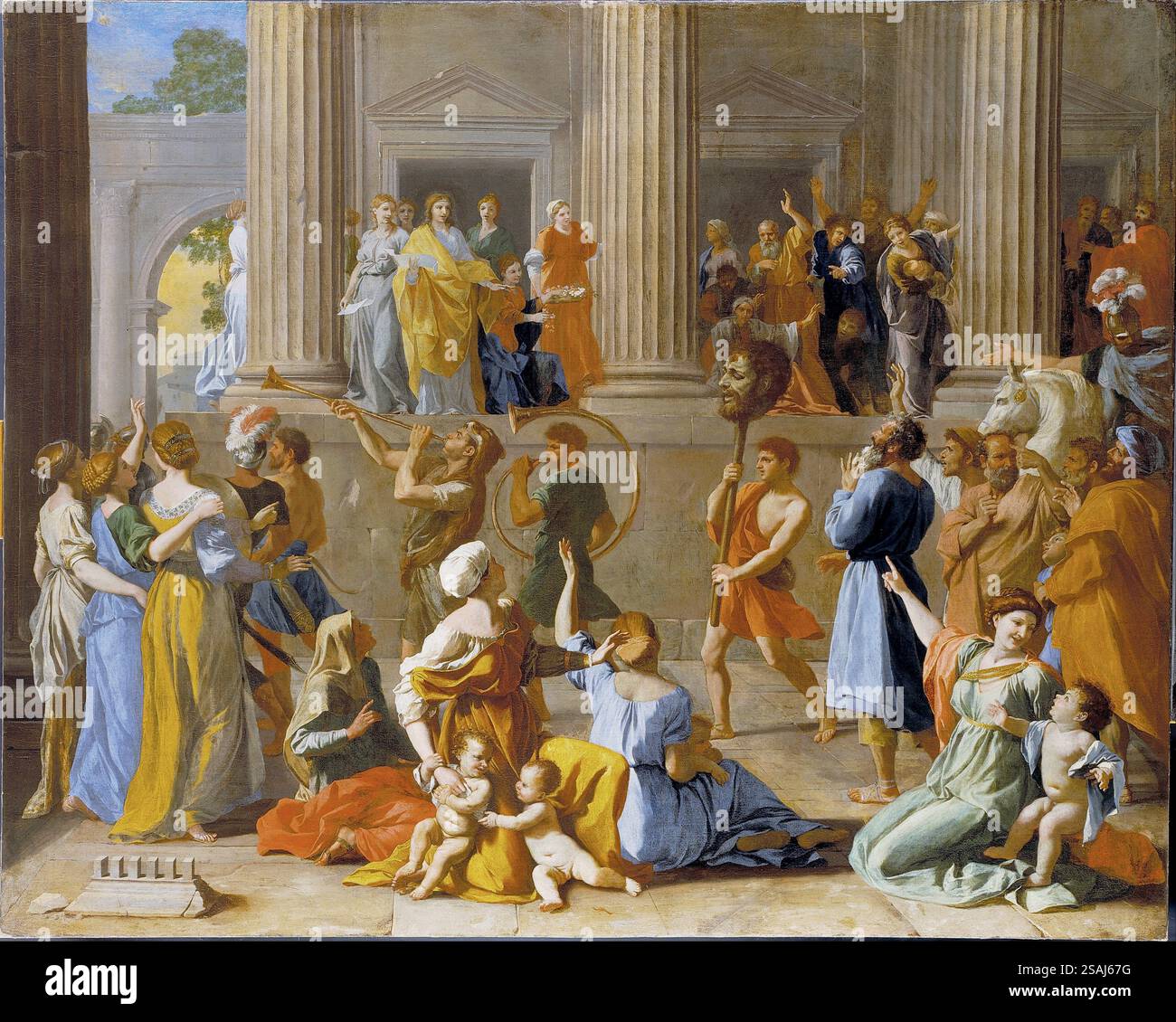 David and Goliath Nicolas Poussin Stock Photo - Alamy