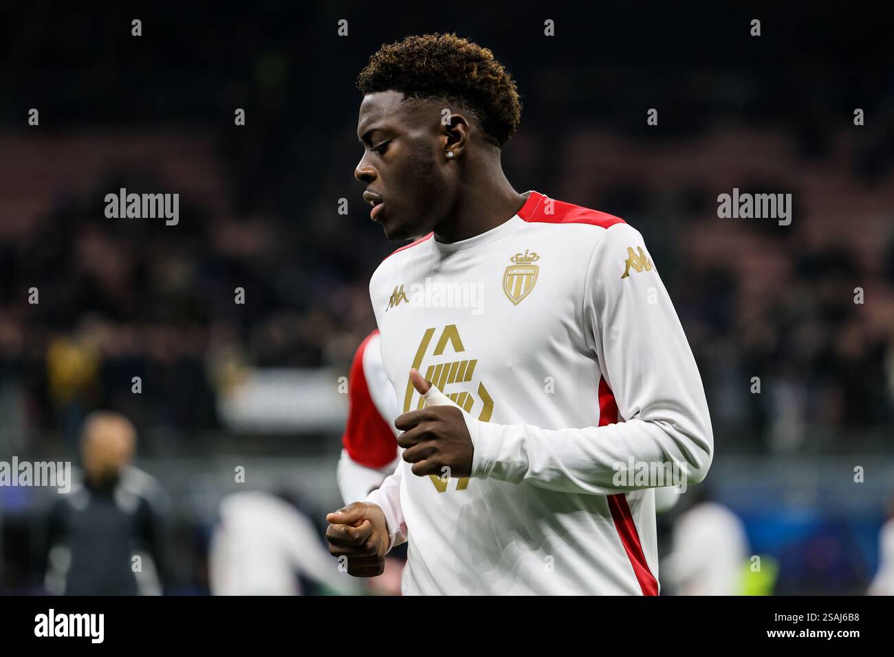 Christian Mawissa Elebi (Monaco) during the match between Inter and ...