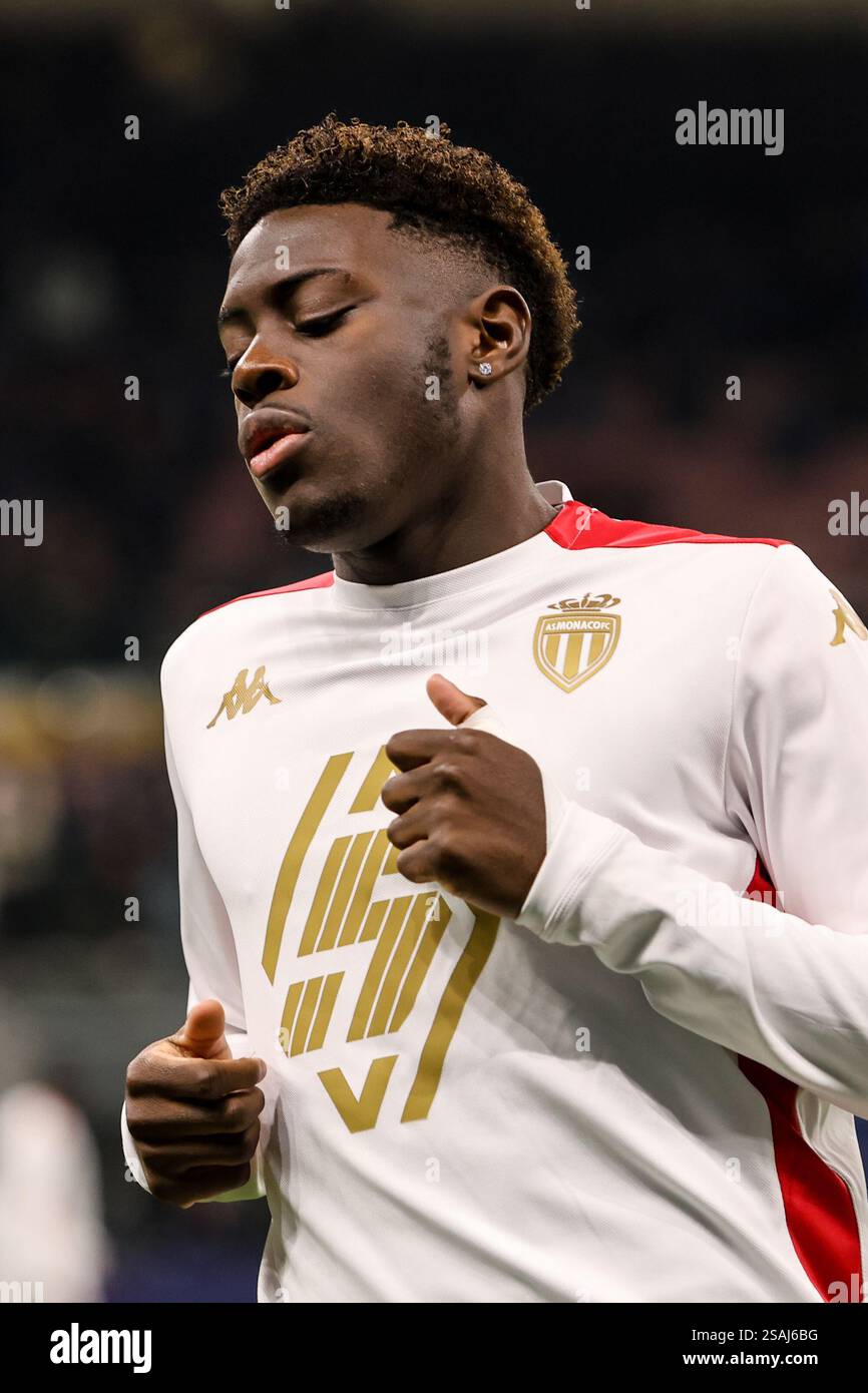 Christian Mawissa Elebi (Monaco) during the match between Inter and ...
