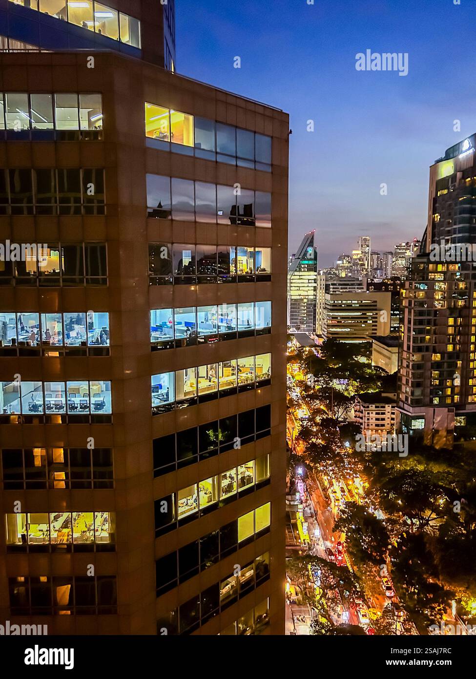 Bangkok, THailand, Modern Architecture, Office Tower Stock Photo - Alamy