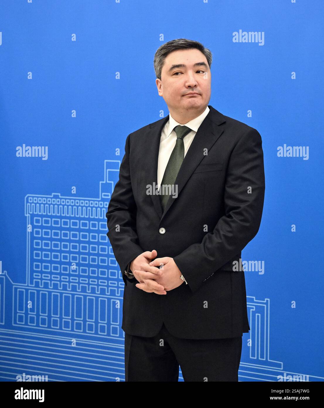 Astana, Kazakhstan. 30th Jan, 2025. Prime Minister of Kazakhstan Olzhas ...