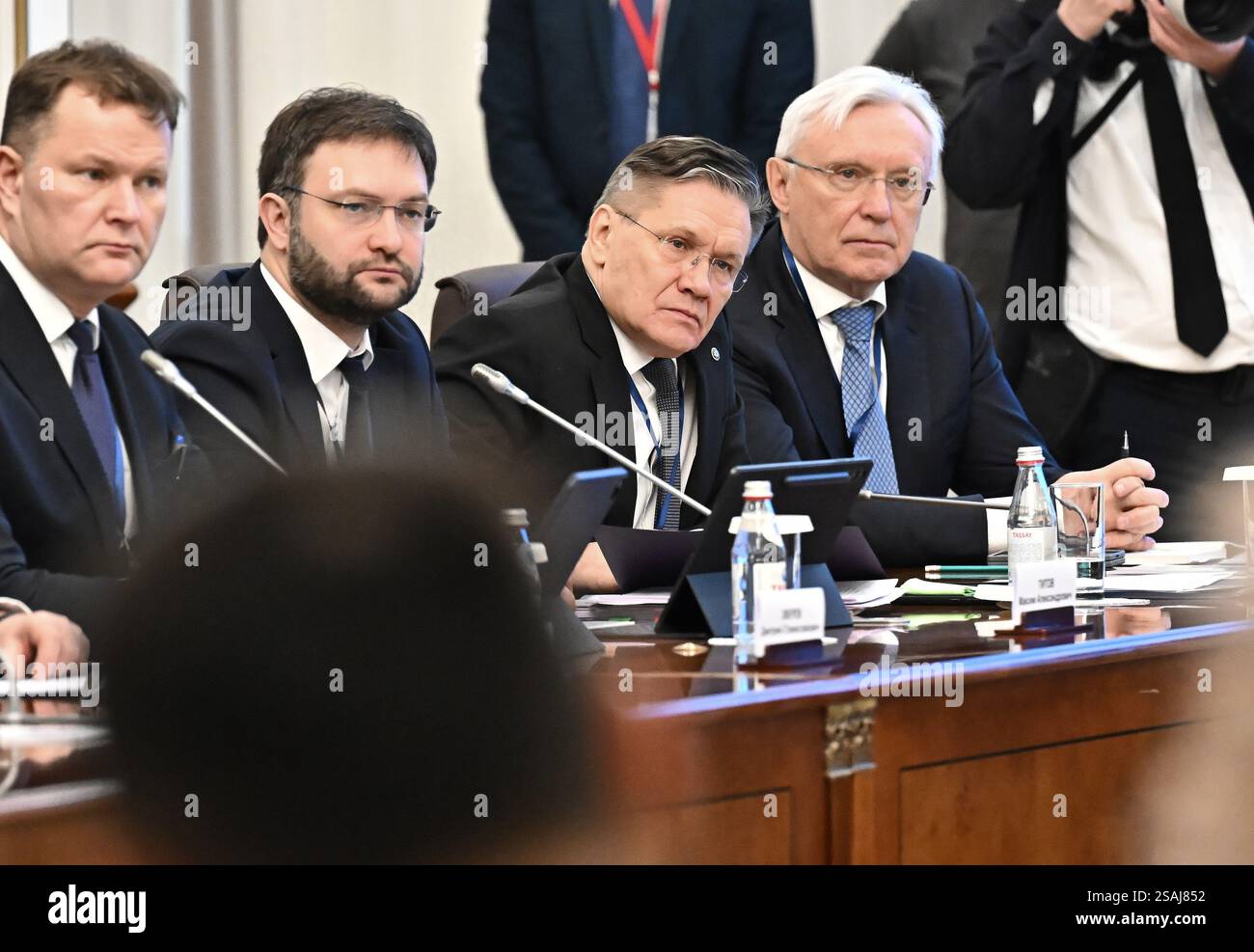 Astana, Kazakhstan. 30th Jan, 2025. Negotiations between Prime Minister ...