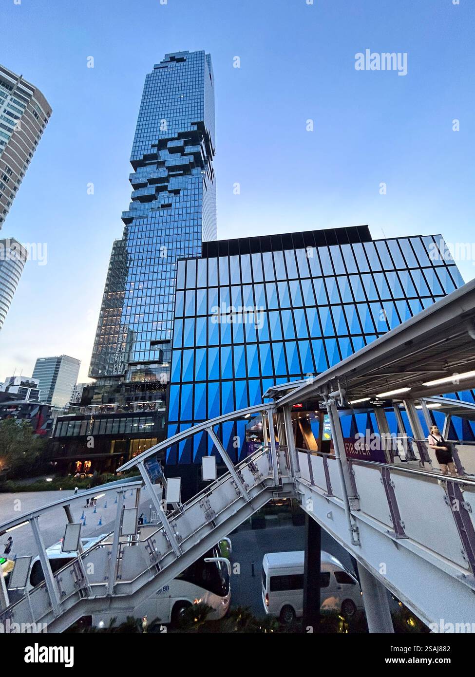 Bangkok, THailand, Modern Architecture, Office Tower, "King Power ...