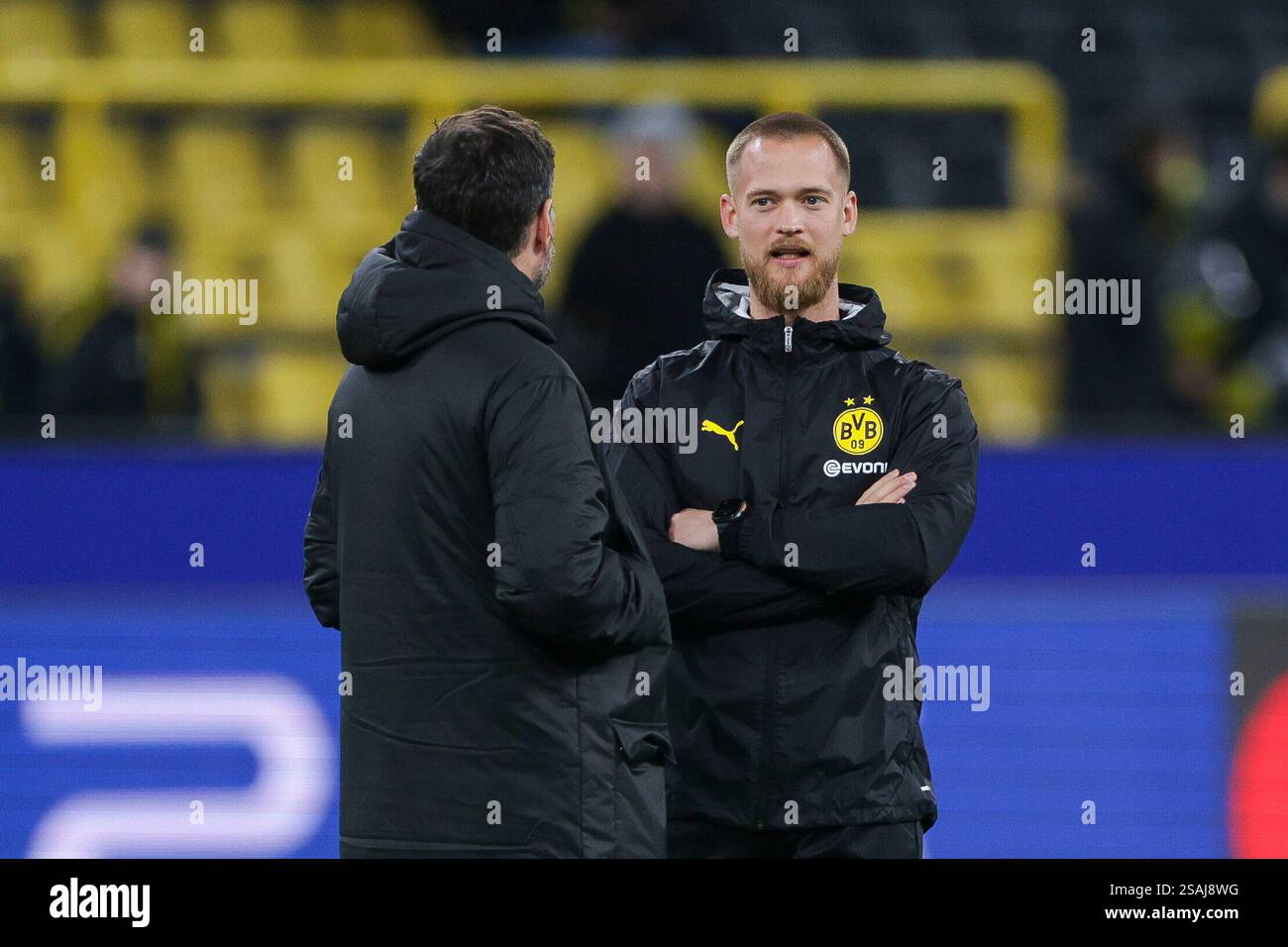 29.01.2025, UEFA Champions League, 8. Spieltag, Borussia Dortmund - Shakhtar Donetsk, Co-Trainer ...