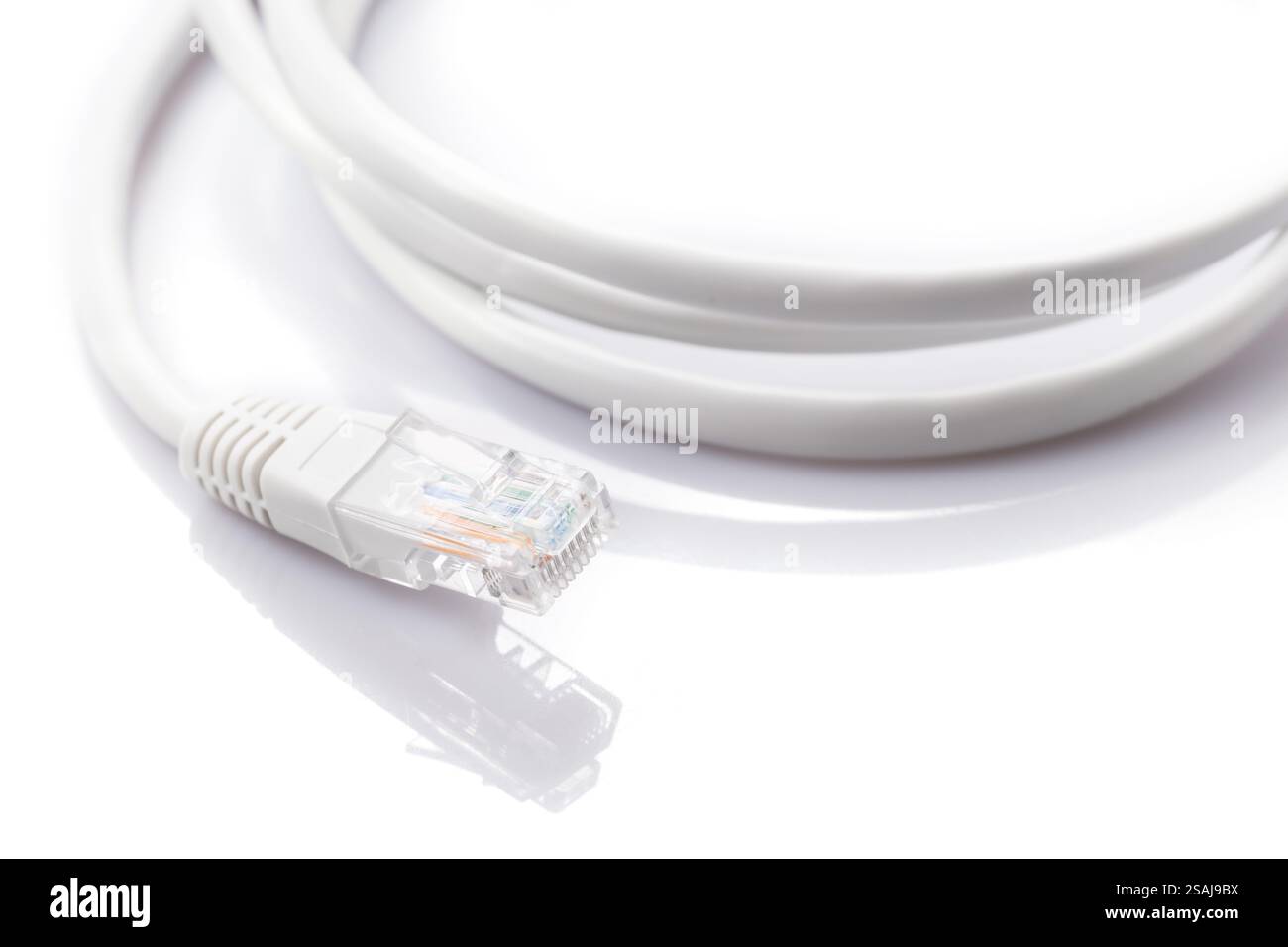 patch cords with RJ45 type that allows you to connect different devices ...