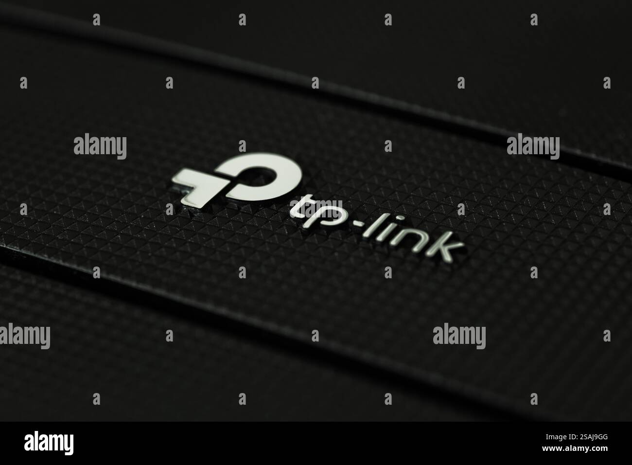 Dnipro. Ukraine -11 june 2024: New tp-link logo on wireless router ...