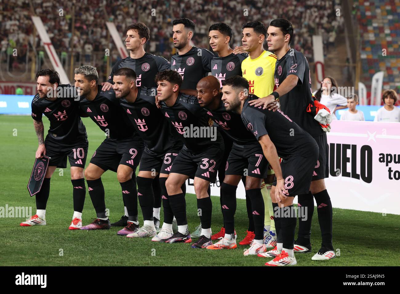 Lima, Peru. 29th Jan, 2025. Inter Miami team group during the friendly ...