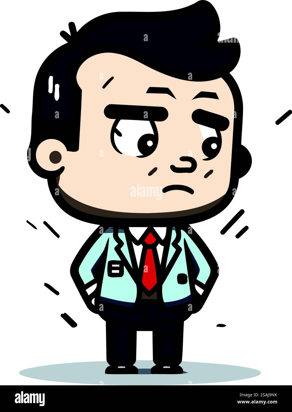 Cartoon stress vector hi-res stock photography and images - Alamy