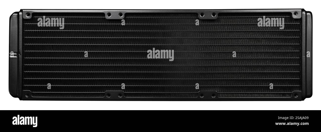 Computer hardware parts black and white Liquid cooling radiators made ...