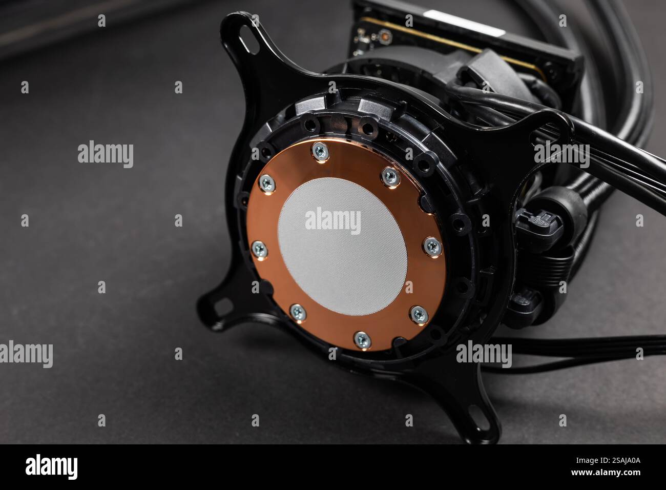 Liquid cooling system of computer components, processor, video card ...
