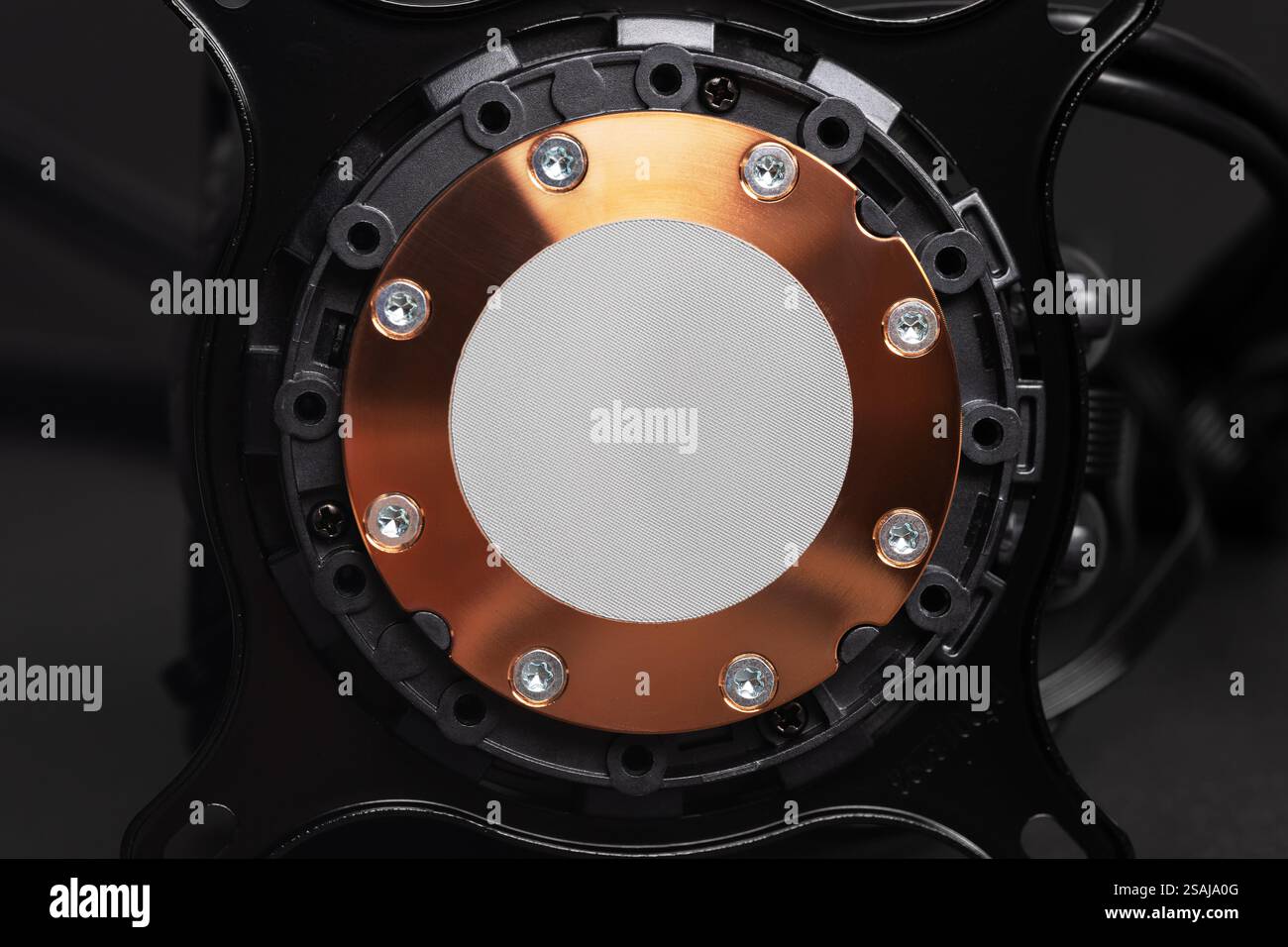 Liquid cooling system of computer components, processor, video card ...