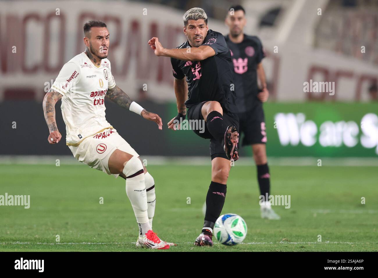Lima, Peru. 29th Jan, 2025. Luis Suarez of Inter Miami during the ...