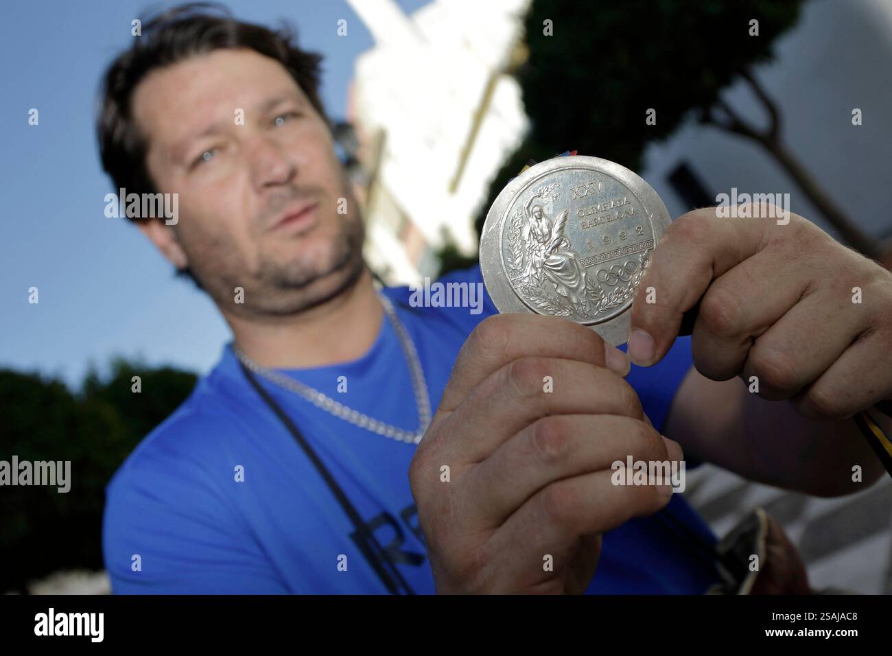 Marchena (Seville), 02/07/2017. Interview with boxer Faustino Reyes ...