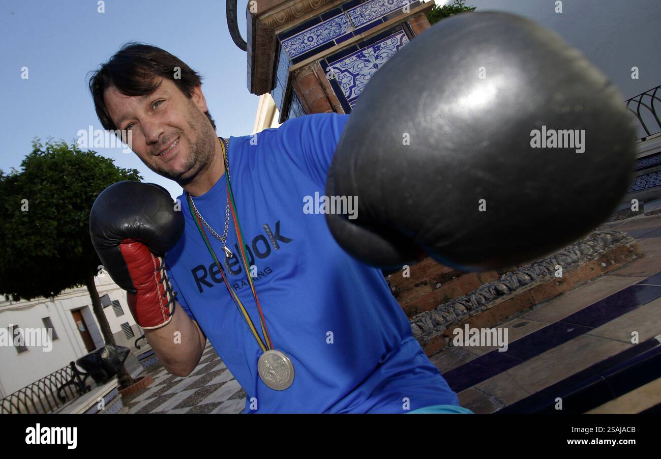 Marchena (Seville), 02/07/2017. Interview with boxer Faustino Reyes ...