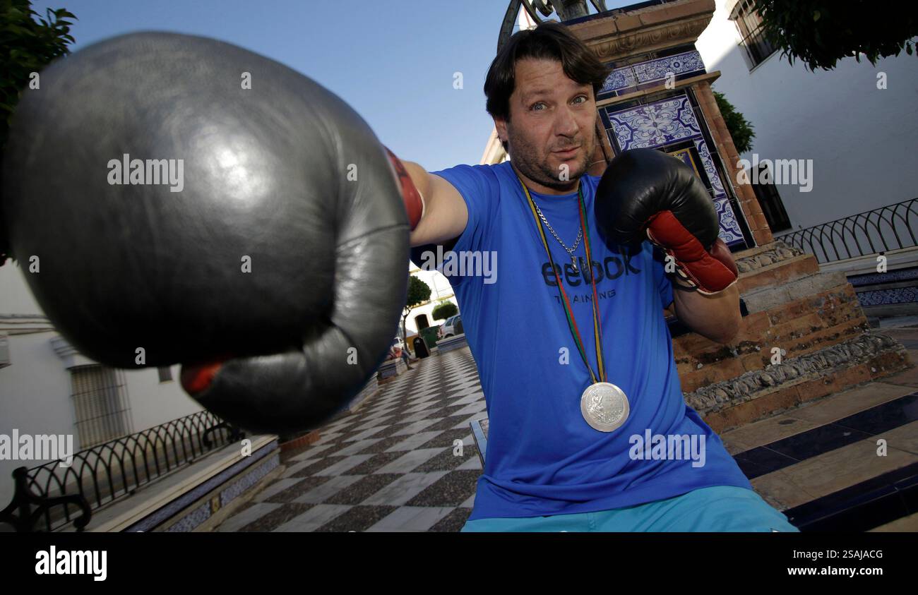 Marchena (Seville), 02/07/2017. Interview with boxer Faustino Reyes ...