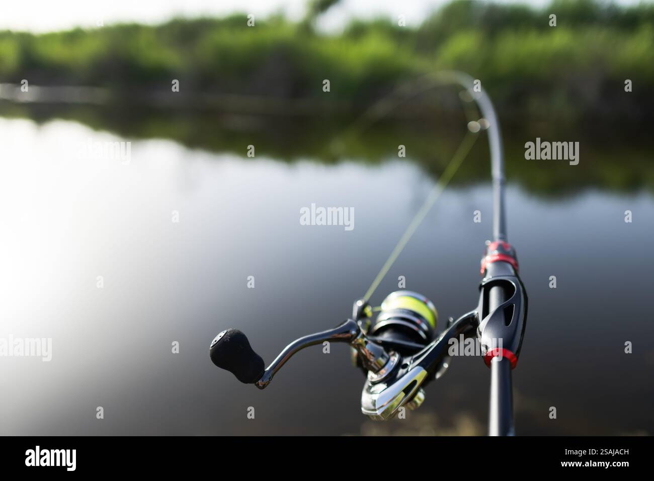 Spinning reel on summer hi-res stock photography and images - Alamy