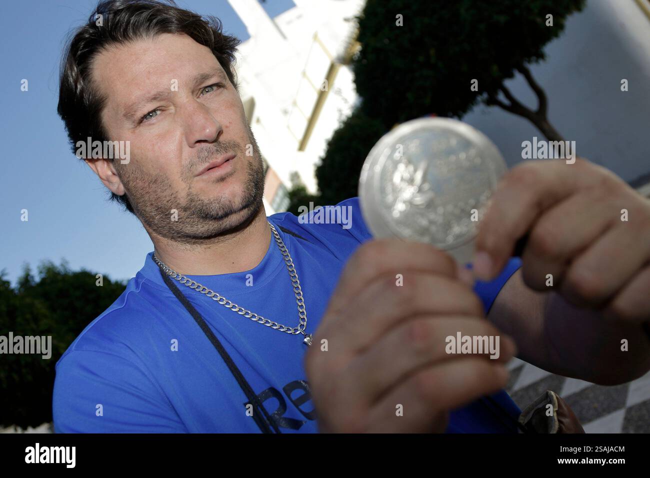 Marchena (Seville), 02/07/2017. Interview with boxer Faustino Reyes ...