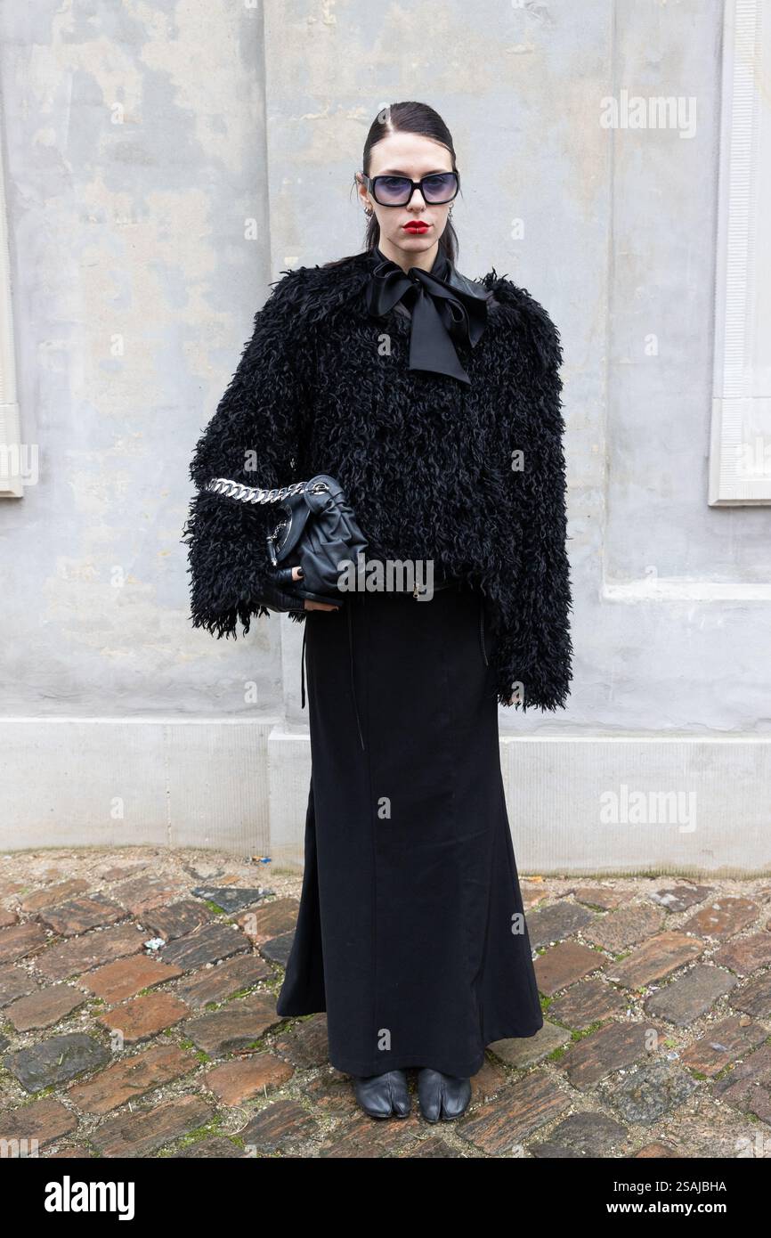 Copenhagen, Denmark. Thursday January 30th, 2025. Street style outside ...