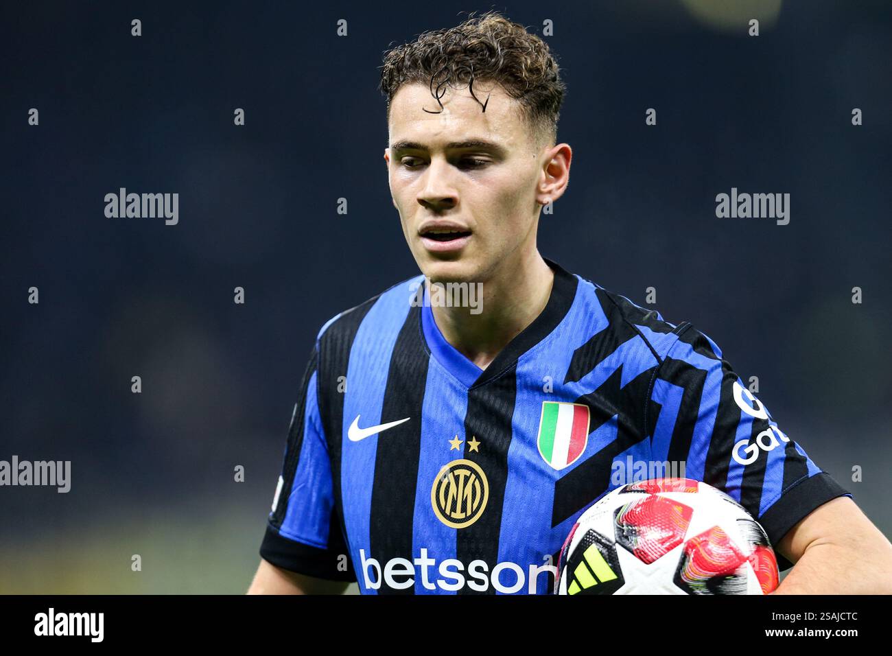 Asllani (Inter) during the match between Inter and Monaco for UEFA ...