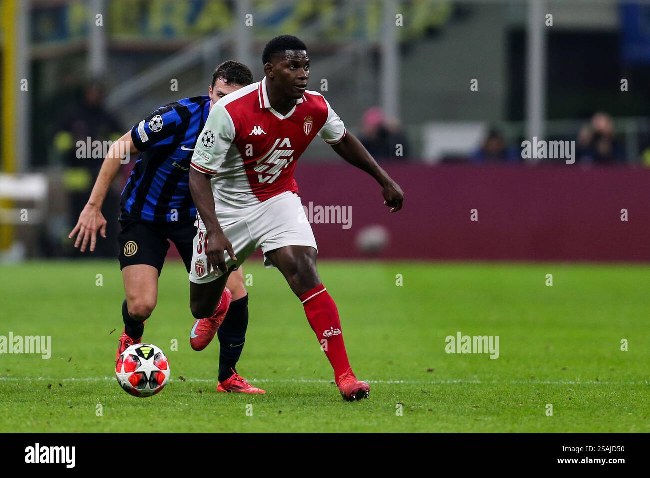 Breel Embolo (Monaco) during the match between Inter and Monaco for ...