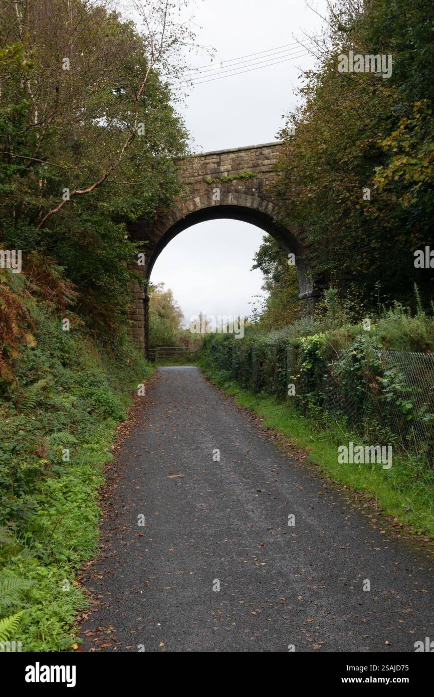 The former Southern Railway and now cycle route, Okehampton, Devon ...