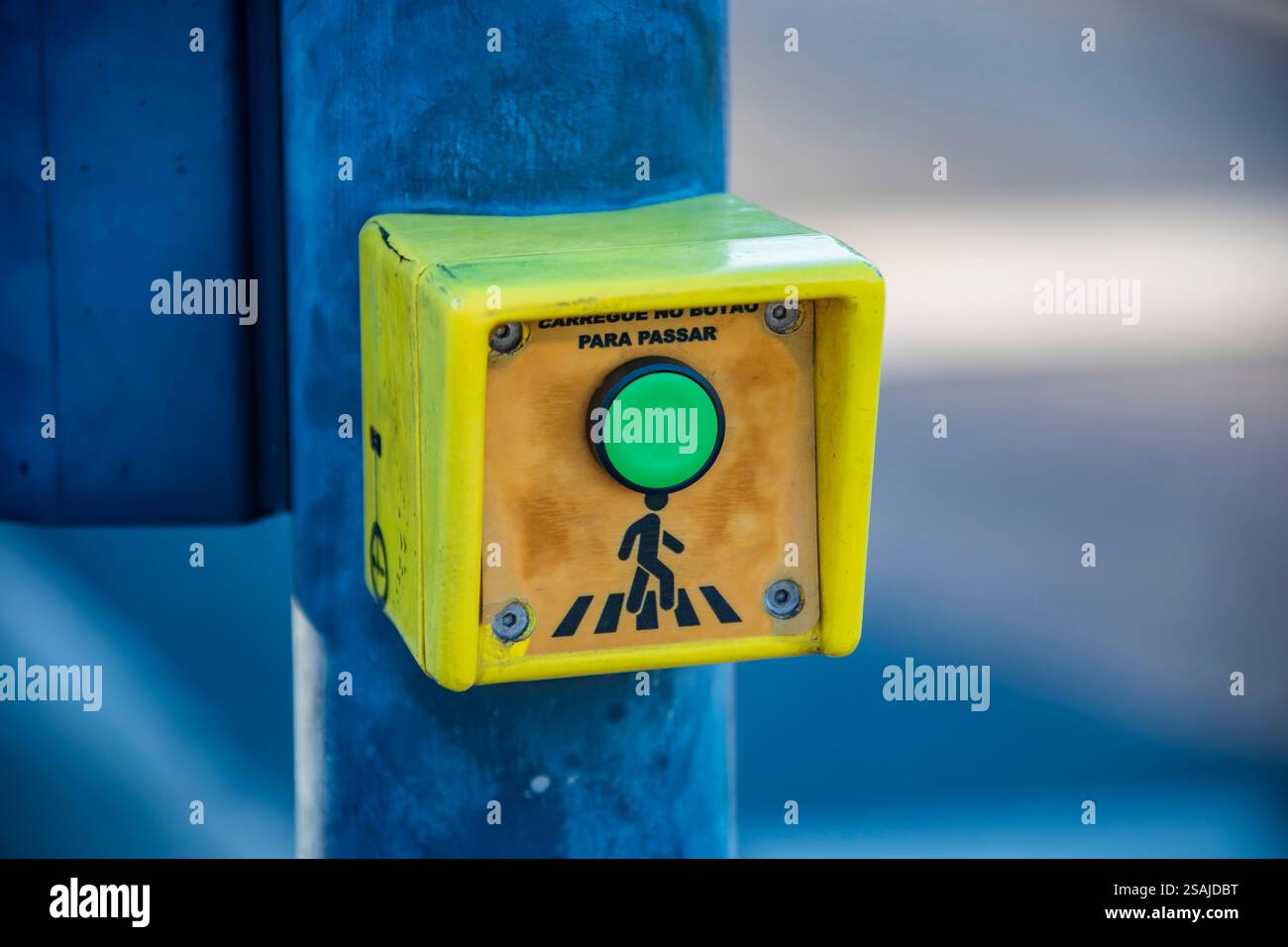 Lisbon Portugal 17th Jan 2025: The pedestrian traffic lights at ...