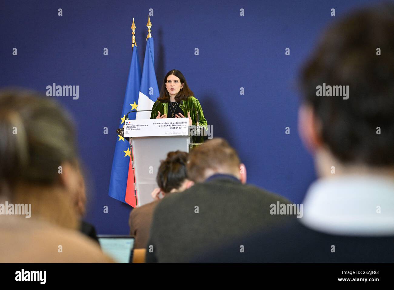 Paris, France. 30th Jan, 2025. French Deputy Minister for Artificial ...