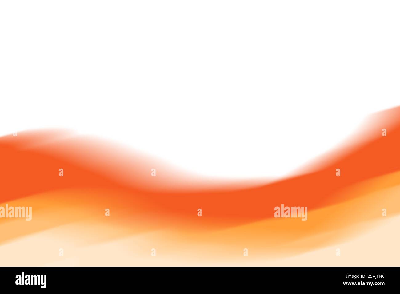 Abstract translucent wave with yellow to orange hue at the bottom of ...