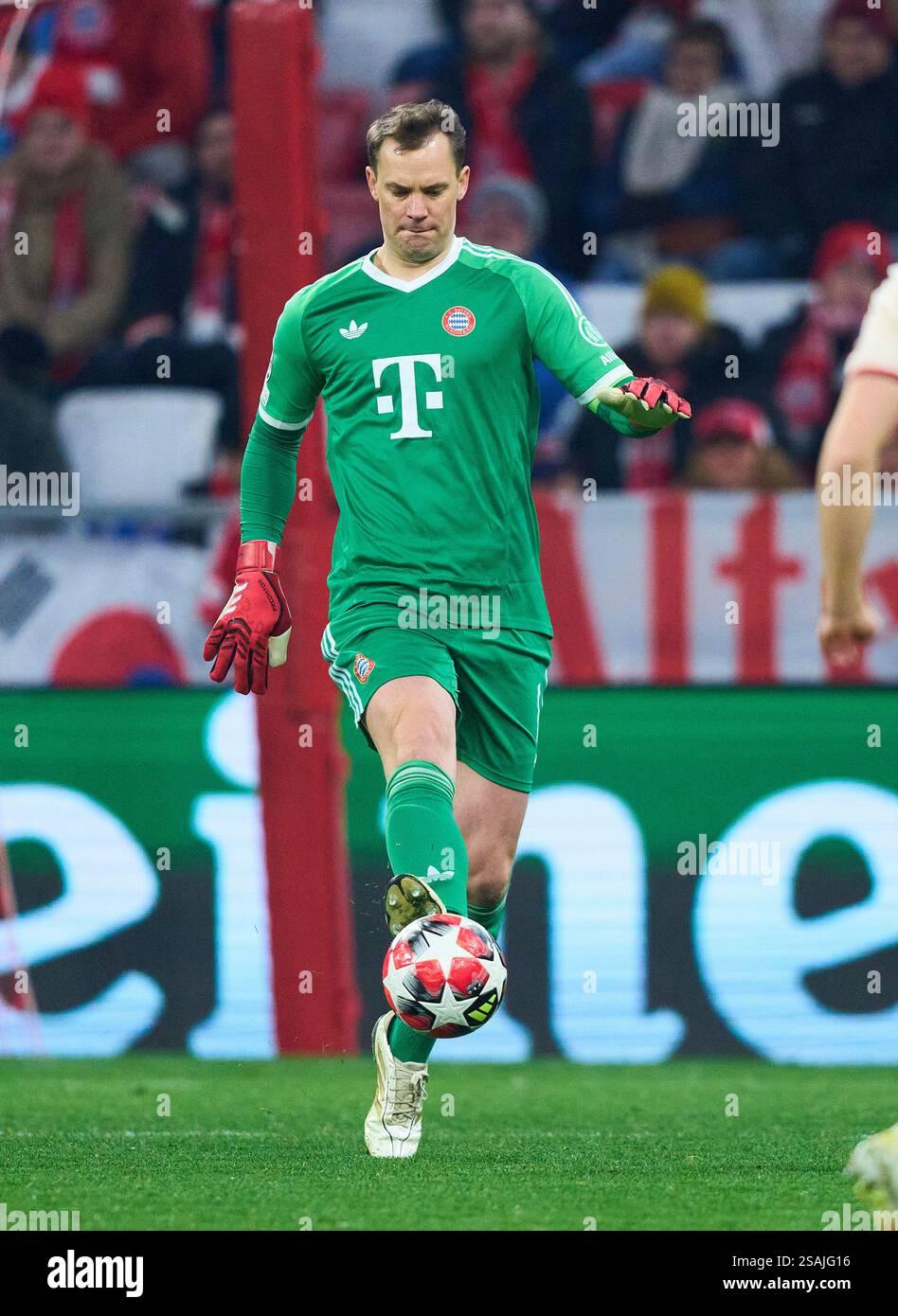 Munich, Germany. 29th Jan, 2025. Manuel NEUER, goalkeeper FCB 1 in the ...