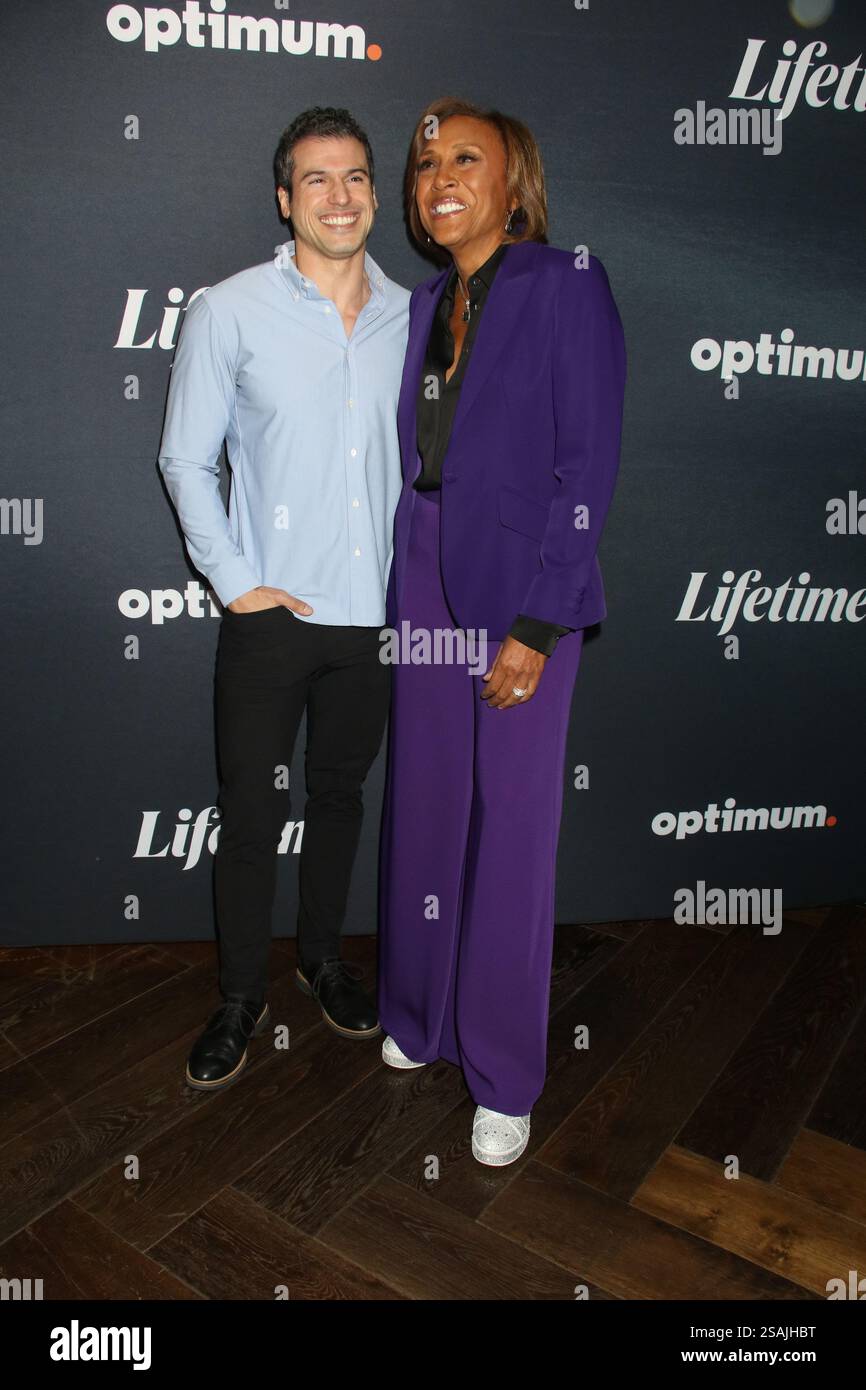 January 29, 2025 Gio Benitez and Robin Roberts attend Voices of a ...