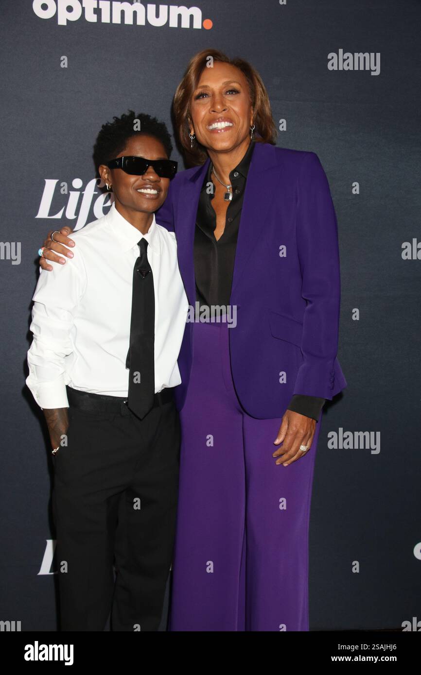January 29, 2025 Bre-Z, Robin Roberts, attend Voices of a Lifetime Celebrating Upcoming Biopics ...