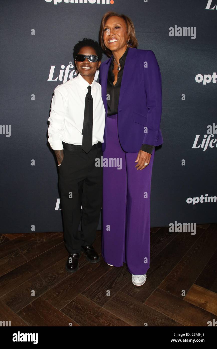 January 29, 2025 Bre-Z, Robin Roberts, attend Voices of a Lifetime Celebrating Upcoming Biopics ...