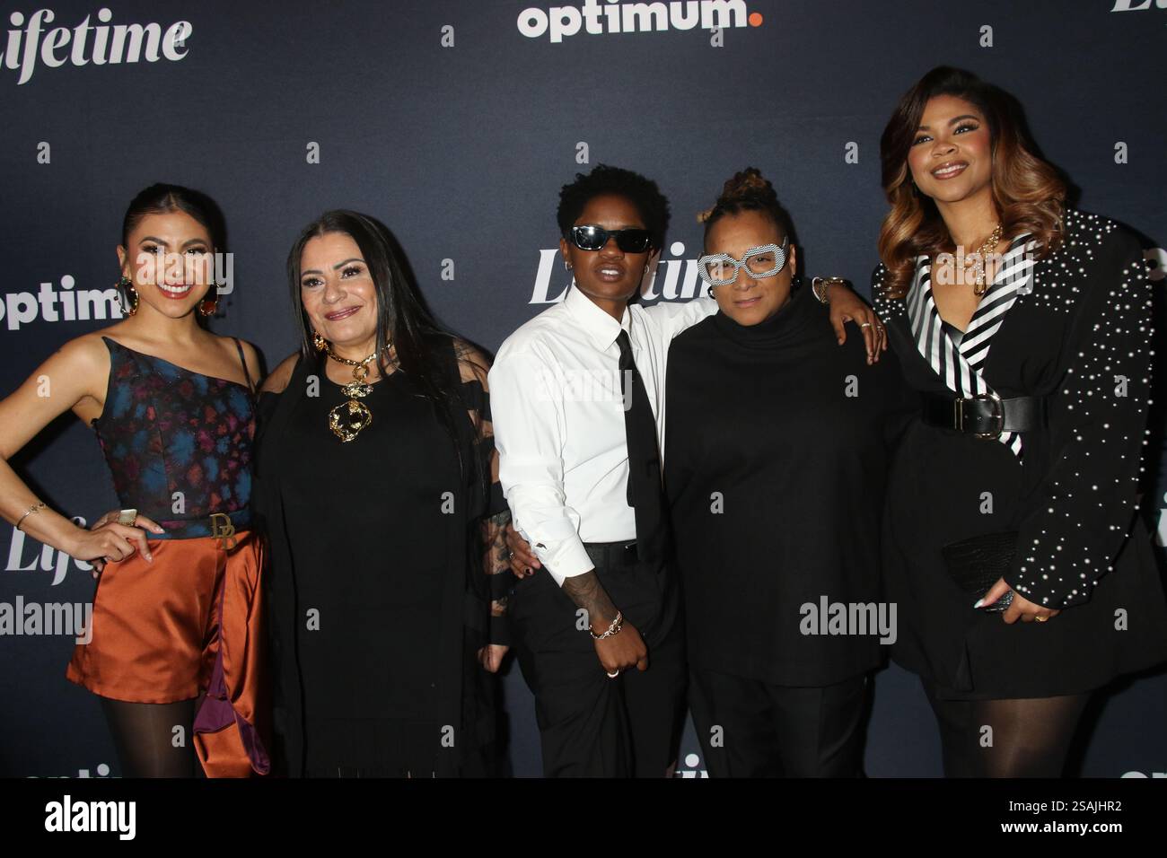 January 29, 2025 Jearnest Corchado, Lisa Velez, Bre-Z, Tracy 'Twinkie" Byrd, Tailah Breon attend ...