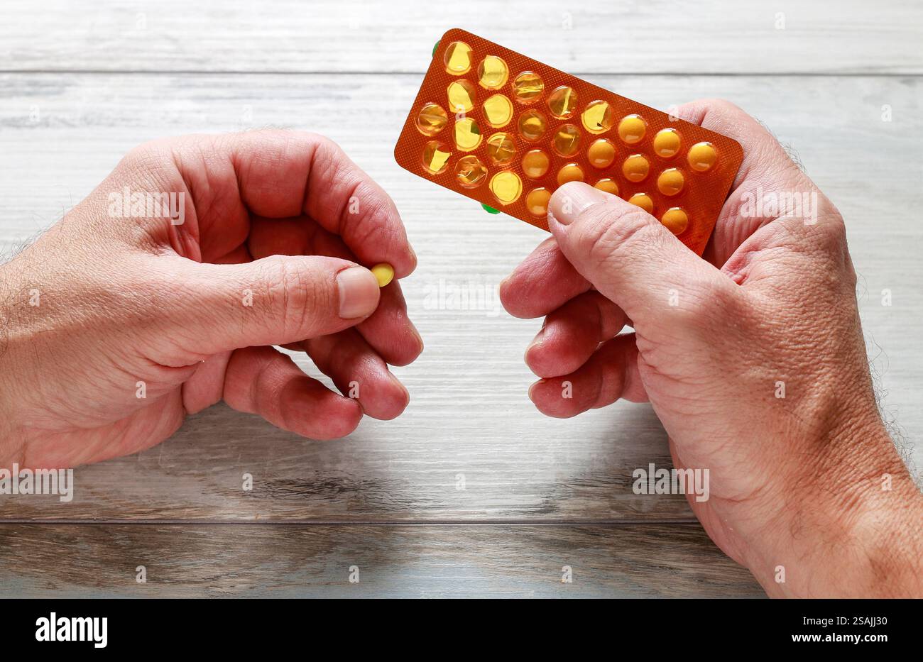 Elderly man cold taking hi-res stock photography and images - Alamy