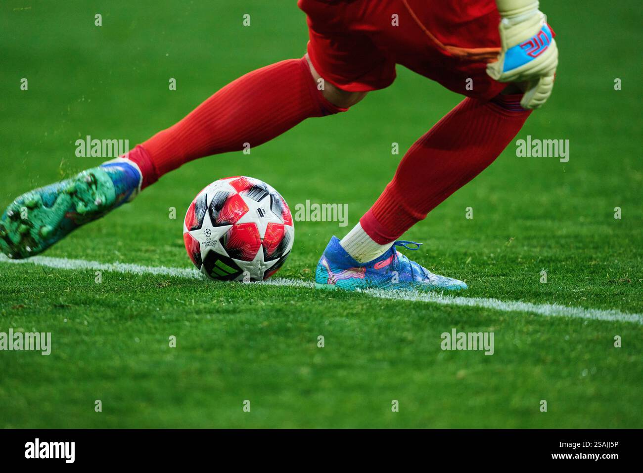 CL Ball in the League Phase MD8 match FC BAYERN MUENCHEN - SK SLOVAN ...