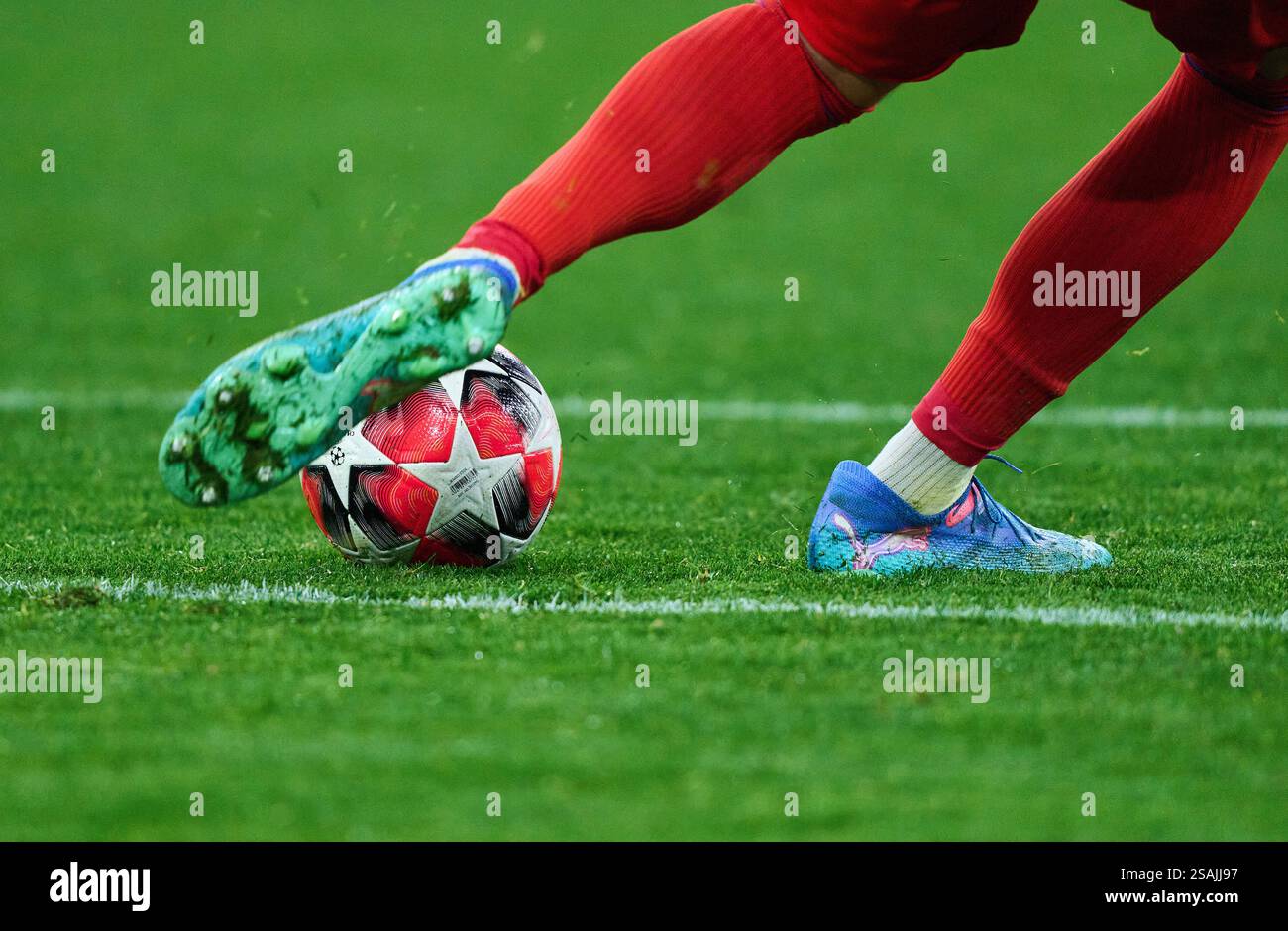 CL Ball in the League Phase MD8 match FC BAYERN MUENCHEN - SK SLOVAN ...