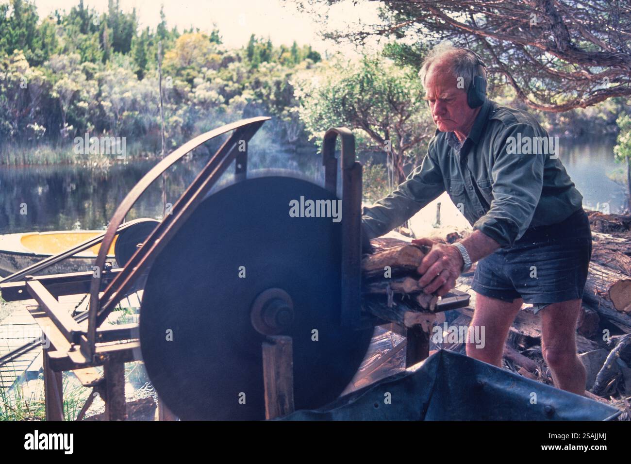 Deny King (King of the Wilderness) Bushman and tin miner, Melaleuca ...