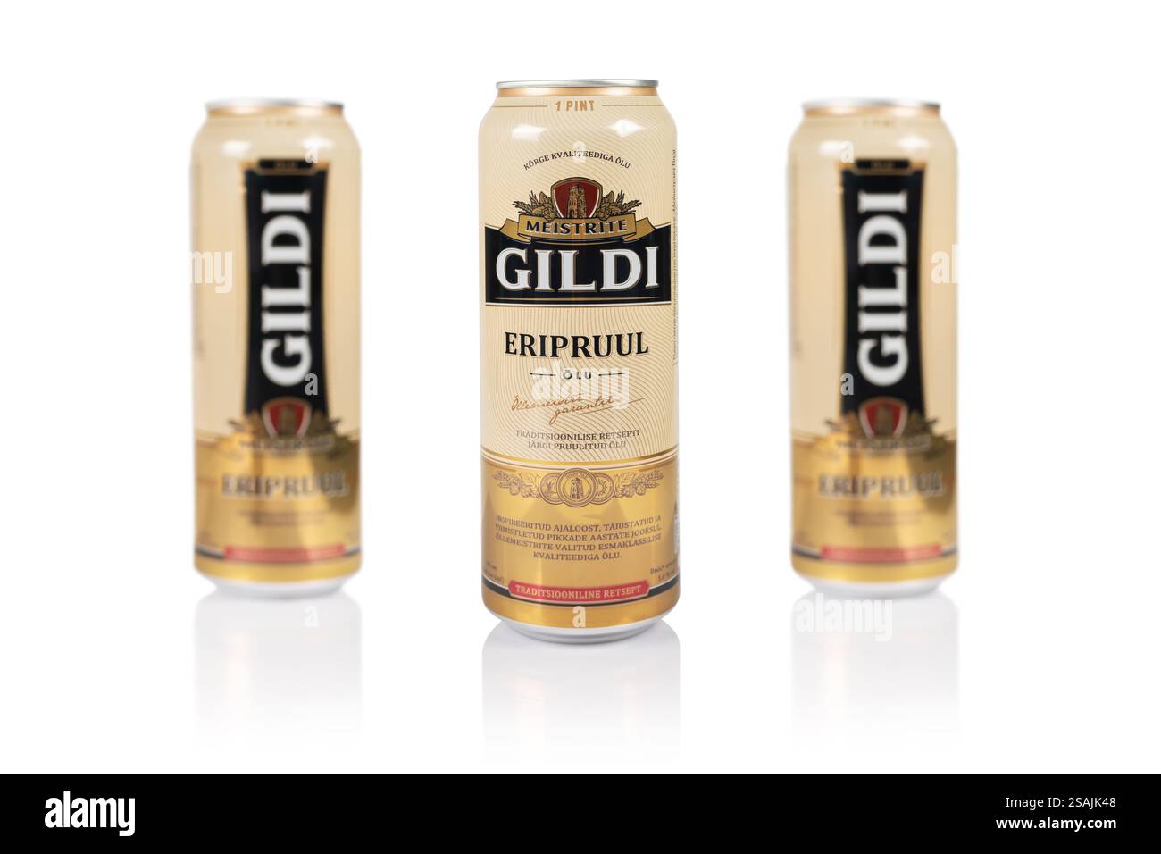 Dnipro, Ukraine - august 21, 2024: European beer Gildi Eripruul in ...