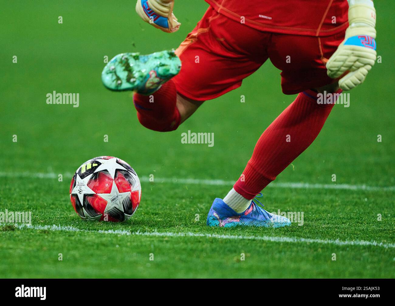 CL Ball in the League Phase MD8 match FC BAYERN MUENCHEN - SK SLOVAN ...